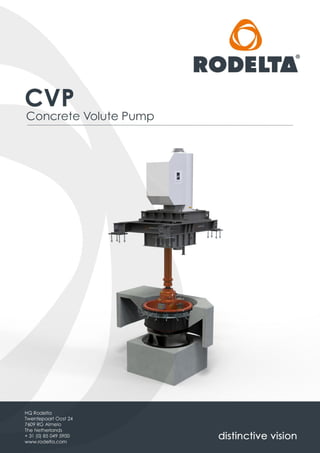 Concrete Volute Pump (CVP) brochure Rodelta | PDF