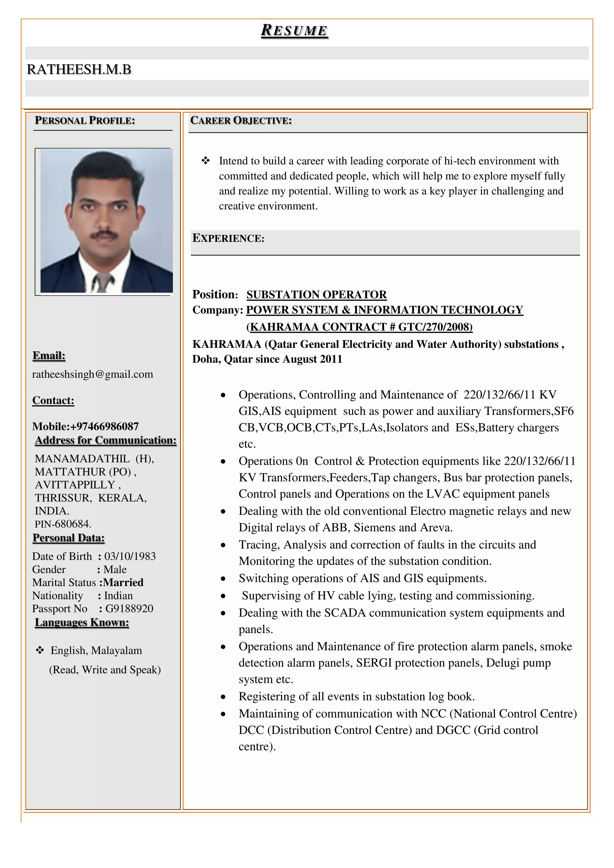 Cv pdf | PDF