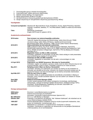 Curriculum vitae Peer Timmers (Nederlands) | PDF
