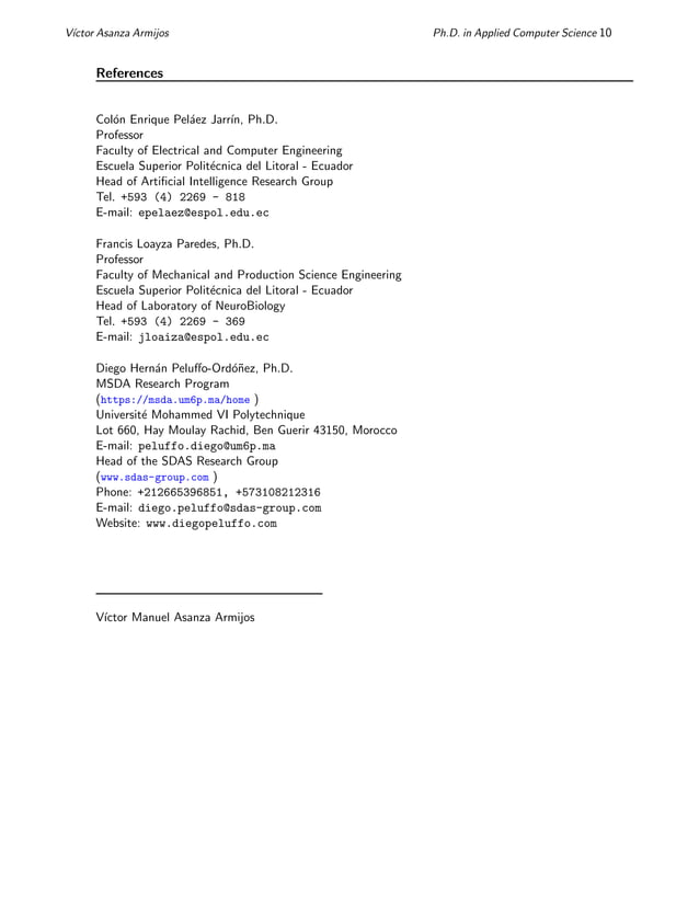 ⭐⭐⭐⭐⭐ CV Victor Asanza | PDF