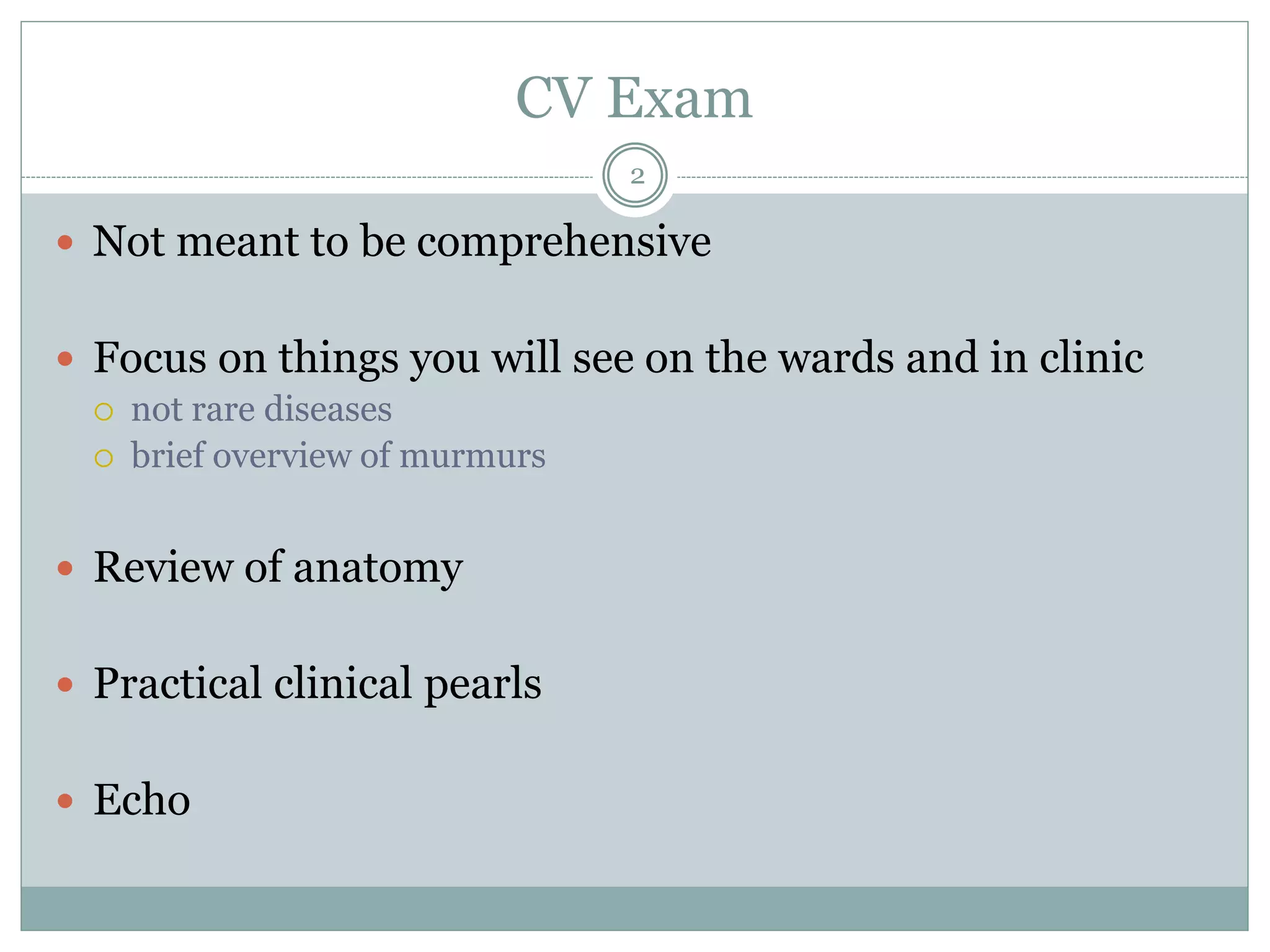 Cv physical exam - Gabriel | PPTX