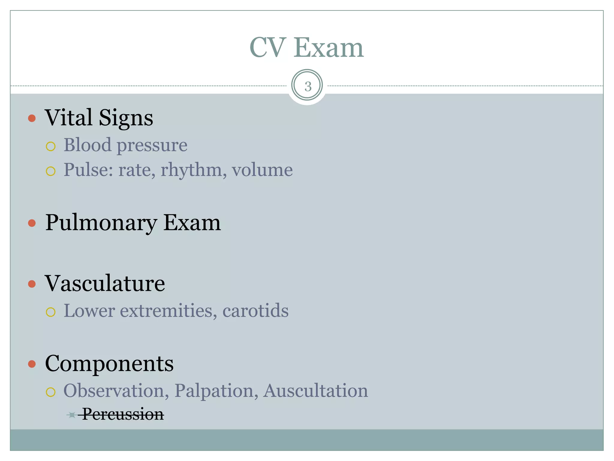 Cv physical exam - Gabriel | PPTX