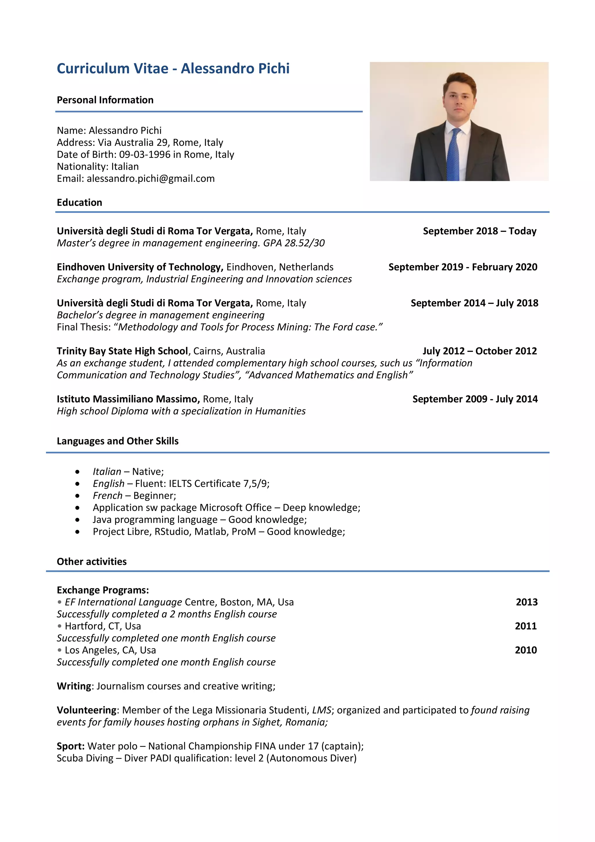 Curriculum vitae | PDF