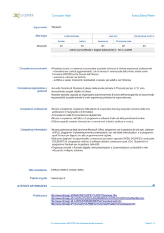 Cv pierini enrica elena | DOCX