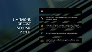 COST VOLUME PROFIT ANALYSIS | PPTX