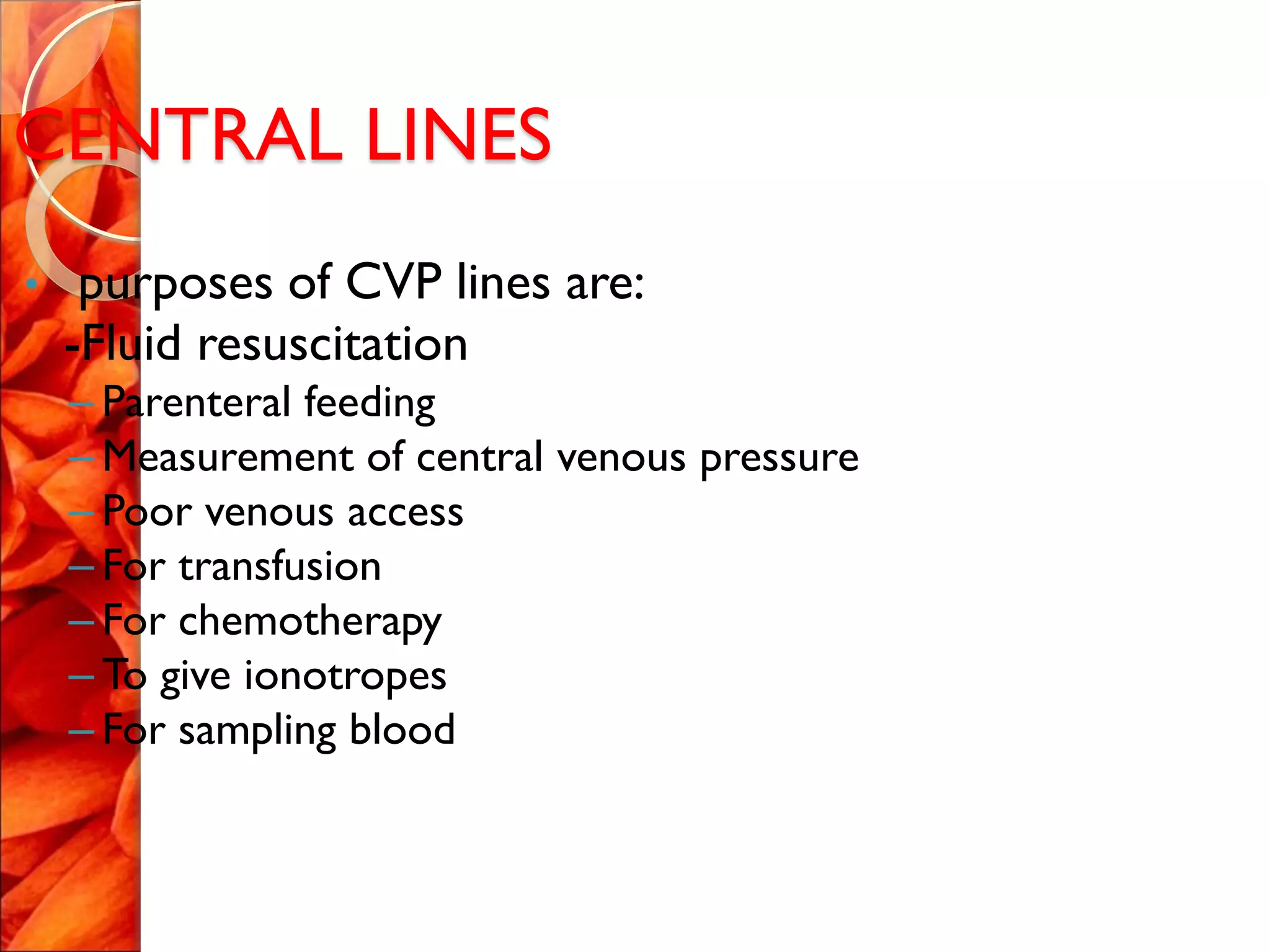 Cvp line | PDF