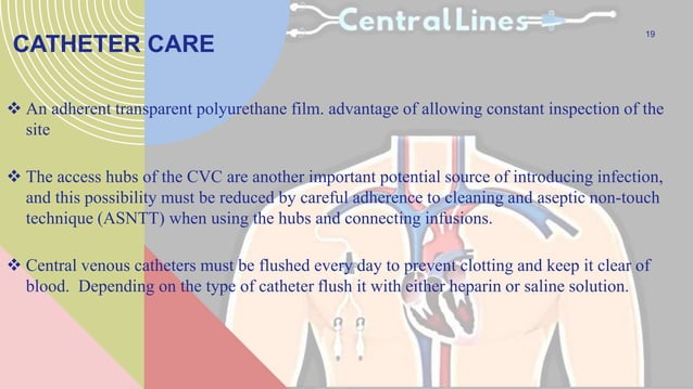 Care of CVP line .pptx | First Aid | Injuries