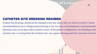 Care of CVP line .pptx | First Aid | Injuries