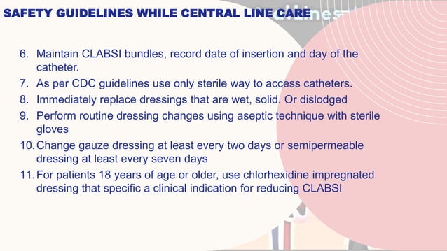 Care of CVP line .pptx | First Aid | Injuries