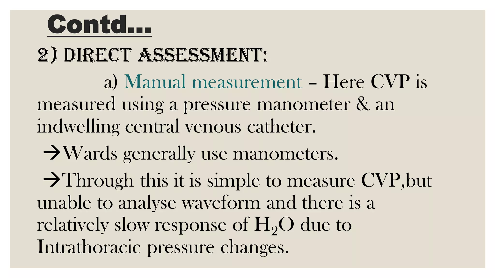 cvp monitoring | PDF