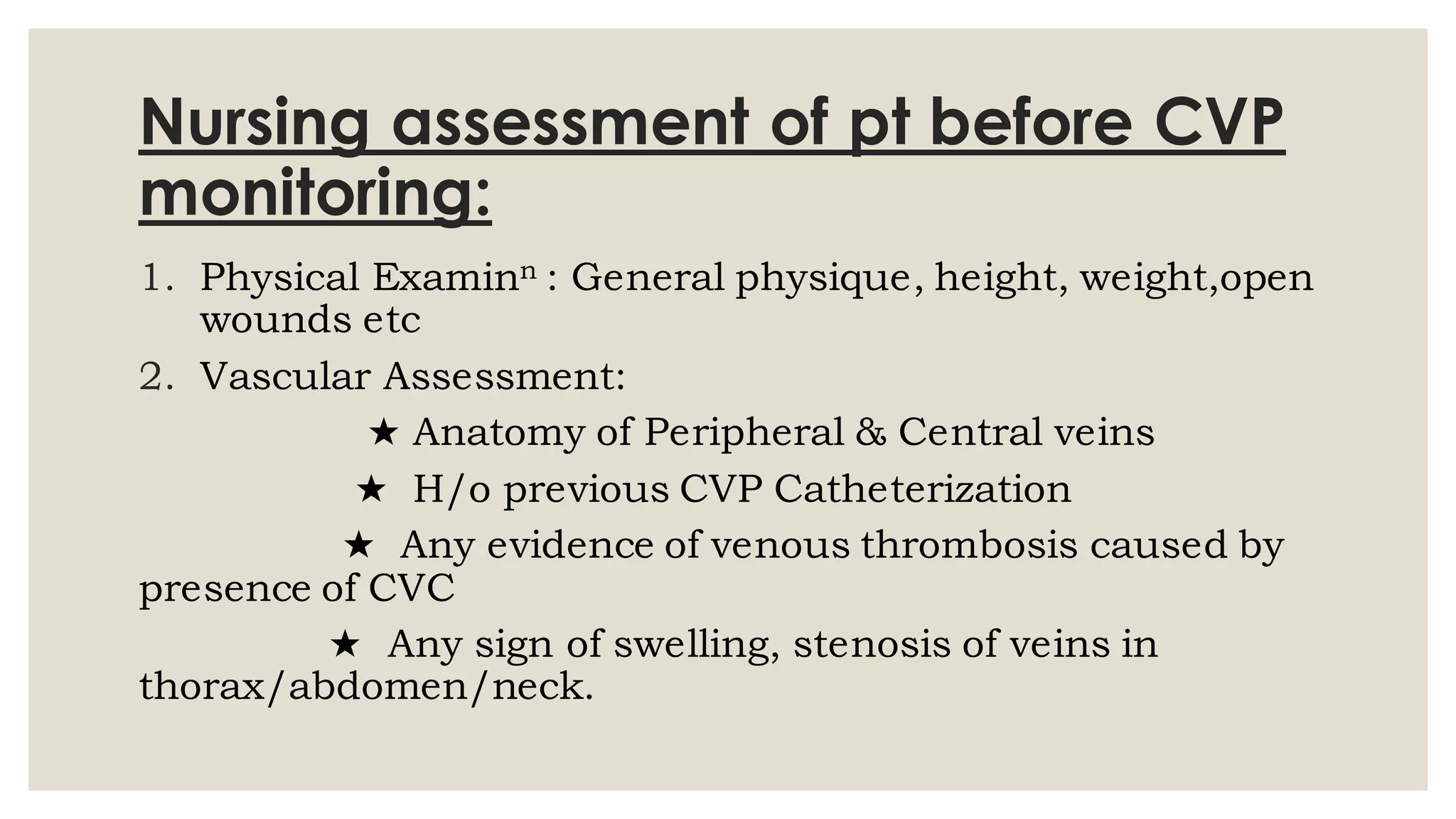 cvp monitoring | PDF