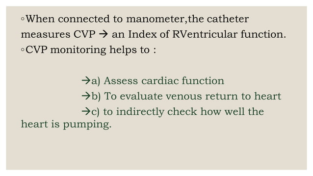 cvp monitoring | PDF
