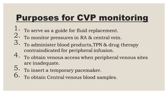 cvp monitoring | PDF
