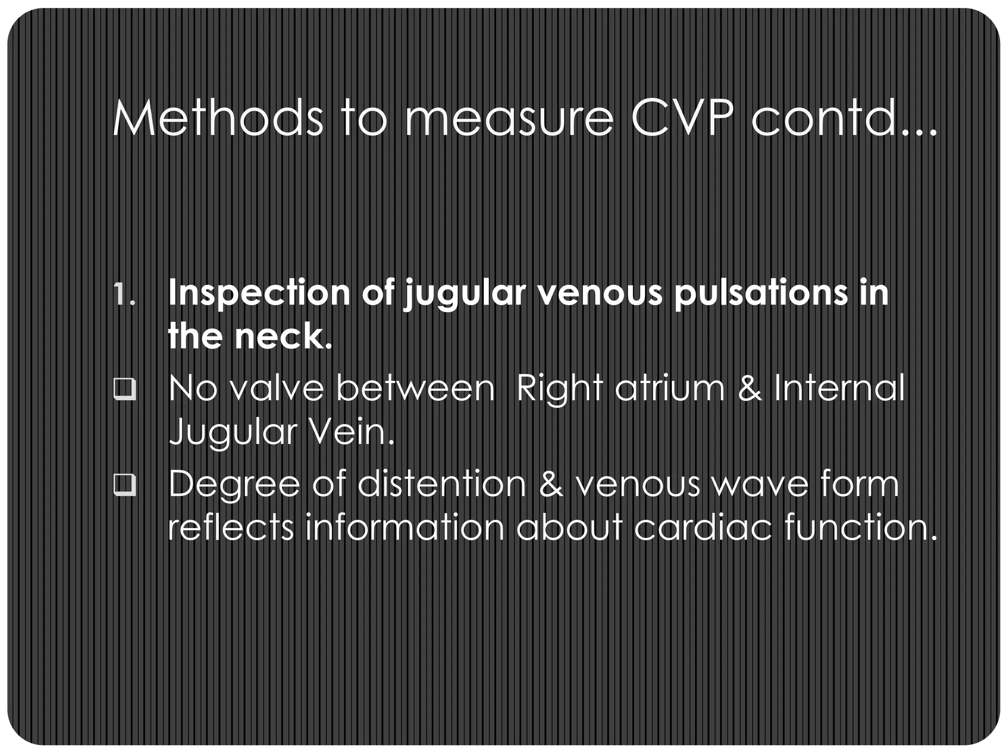 CVP Monitoring_Dr. Subrata Kumar_BSMMU_2014 | PPTX