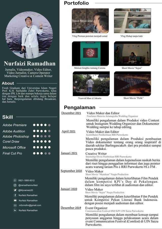 CV & Portofolio | PDF