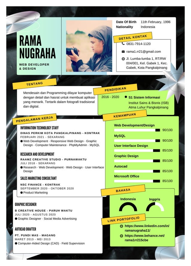 Web Development and Design Portfolio - Rama Nugraha | PPT