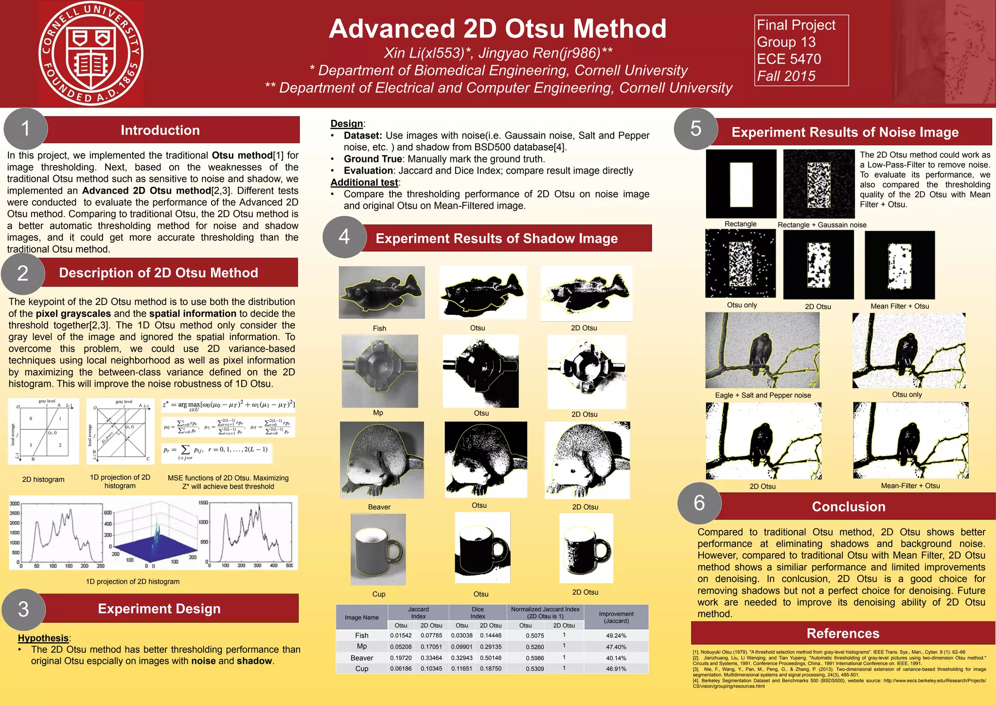 Advanced 2D Otsu Method | PPTX
