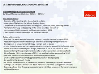 Cv Powerpoint (2012) | PPTX