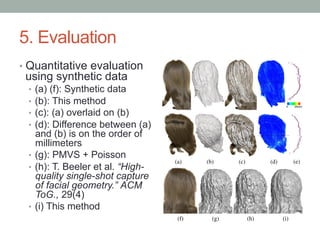 CVPR 2012 Review Seminar - Multi-View Hair Capture using Orientation ...