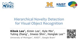 Hierarchical Novelty Detection for Visual Object Recognition | PPT