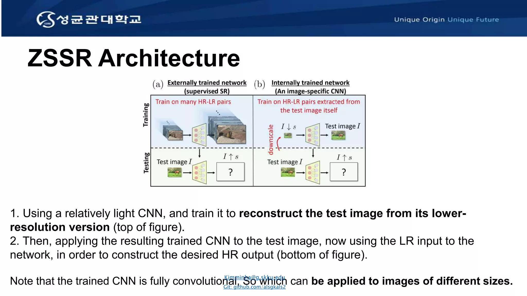 “zero-shot” super-resolution using deep internal learning [CVPR2018] | PPT