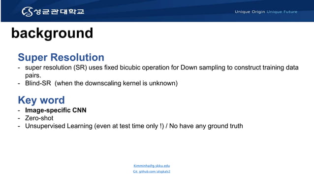 “zero-shot” super-resolution using deep internal learning [CVPR2018] | PPT | Cameras and ...