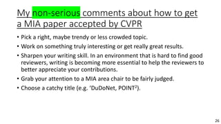 Cvpr2019 mia paperlist | PPT
