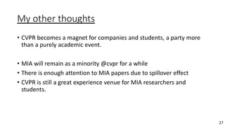 Cvpr2019 mia paperlist | PPT