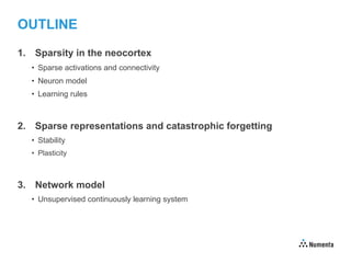 CVPR 2020 Workshop: Sparsity in the neocortex, and its implications for continuous learning | PPT