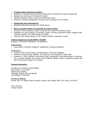 CV_Prashant | PDF