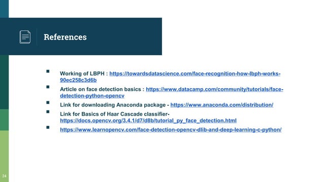 Computer Vision - Real Time Face Recognition using Open CV and Python | PPTX | Photo Editing ...