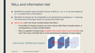 CVPR 2018 Paper Reading MobileNet V2 | PDF