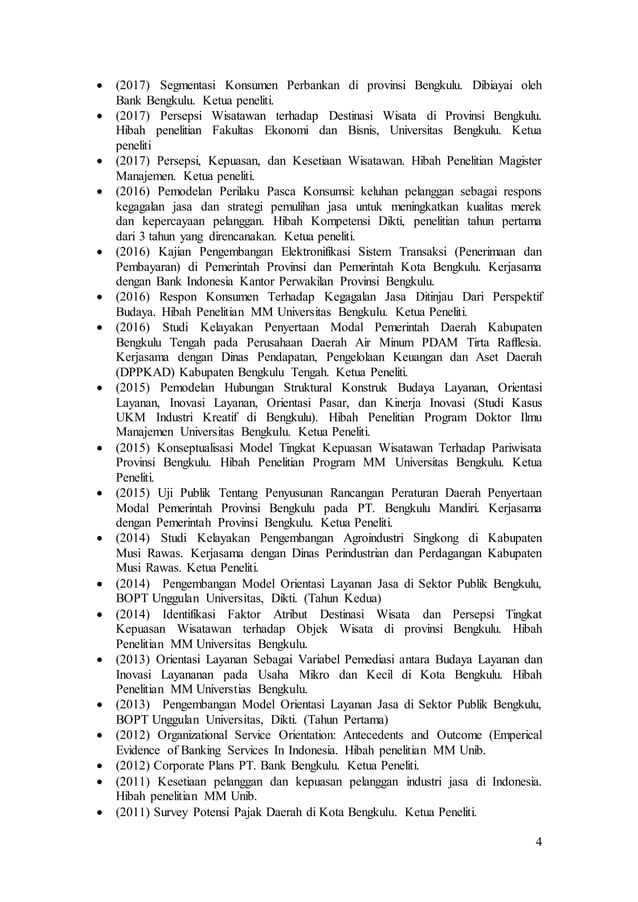 Cv prof Lizar Alfansi 2020 (1) | PDF