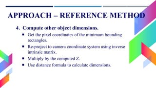 Object Size Detector - Computer Vision | PPTX