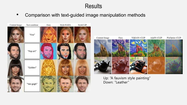 Clipstyler: Image style transfer with a single text condition | PPT