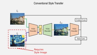 Clipstyler: Image style transfer with a single text condition | PPTX