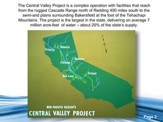The Central Valley Project Slideshow: Building California | PPTX