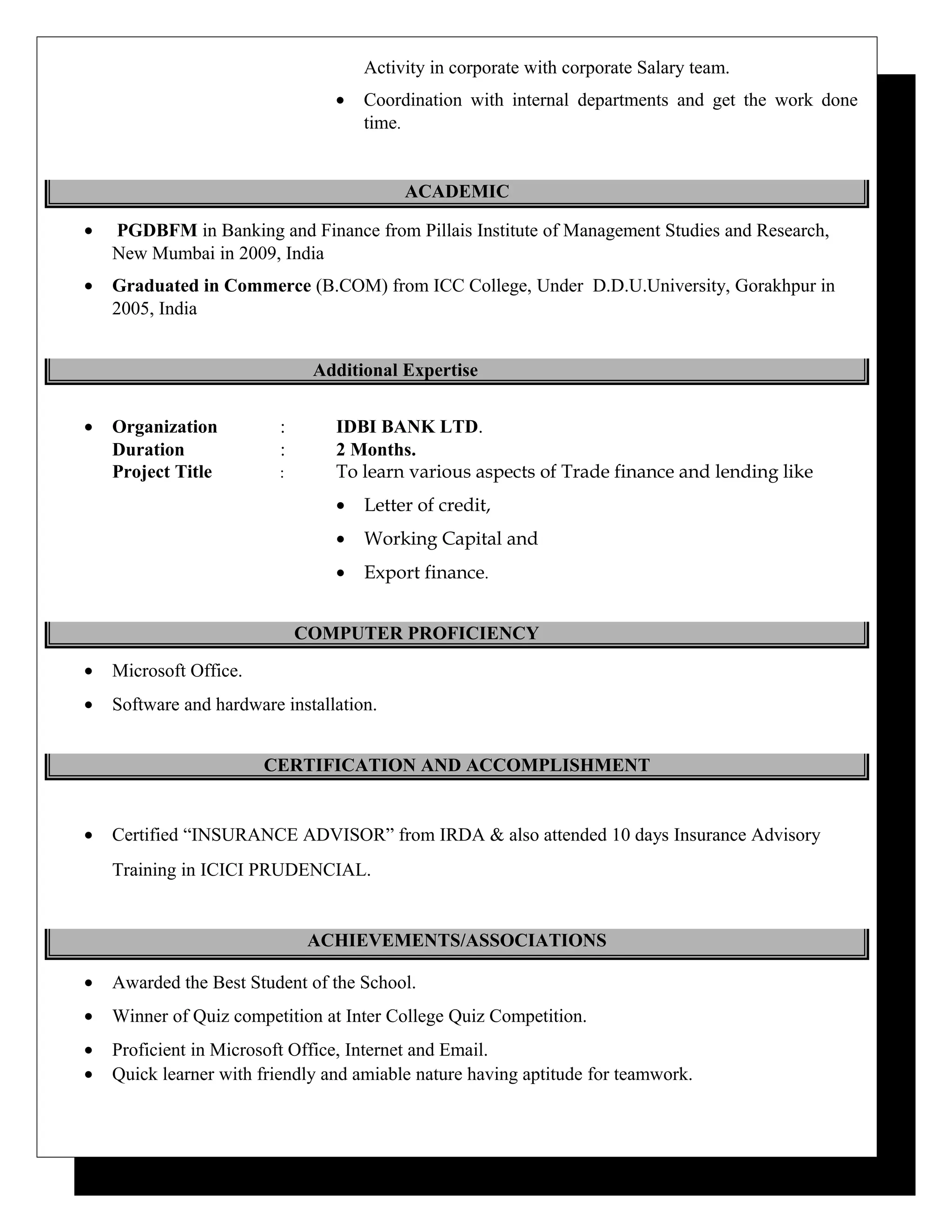 C v raeesh ahmad | PDF