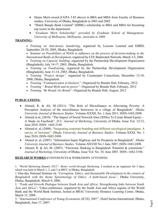 Cv Rafiuddin Ahmed | DOC