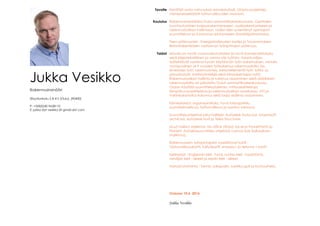 Cv rak. kesäkuu 2016 | PDF