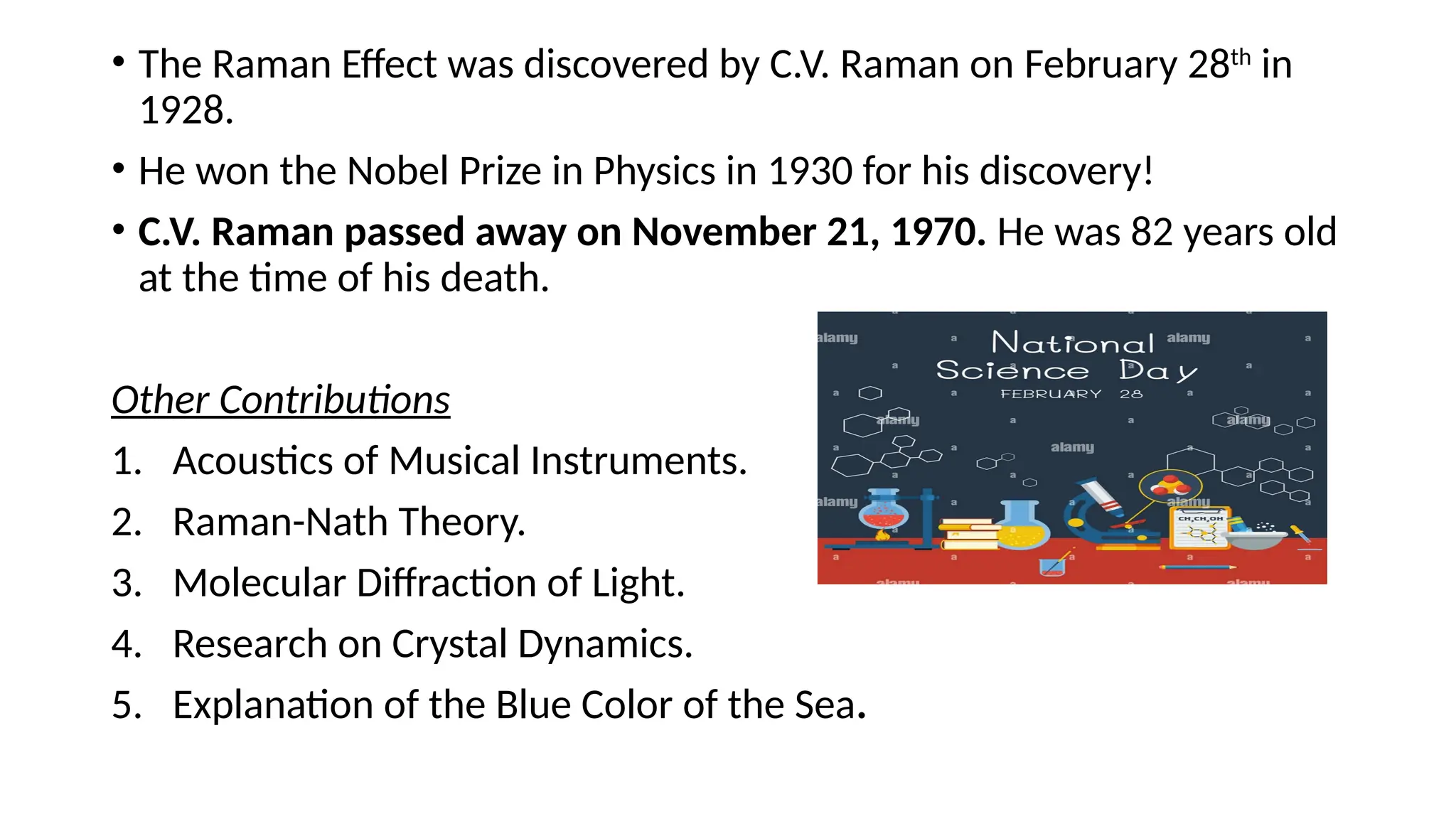 c v raman :the father of raman effect and his scientific journey .pptx | Free Download