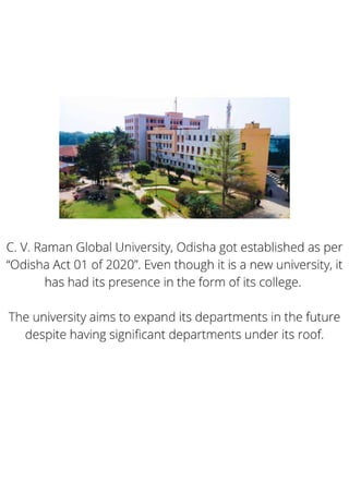 Cv raman university | PDF