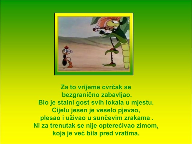 Cvrcak i mrav | PPS