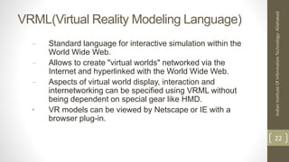 Collaborative Virtual Reality Environment | PPT