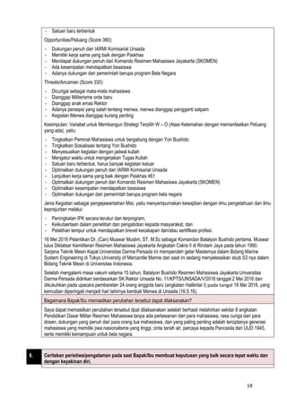 Pengalaman Kerja Rektor Unsada 2015-2018 | PDF