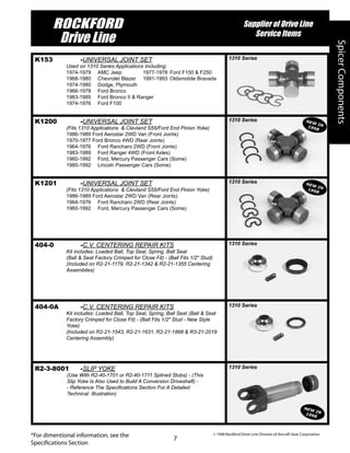 Cv repair spicer | PDF