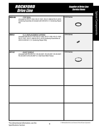 Cv repair spicer | PDF