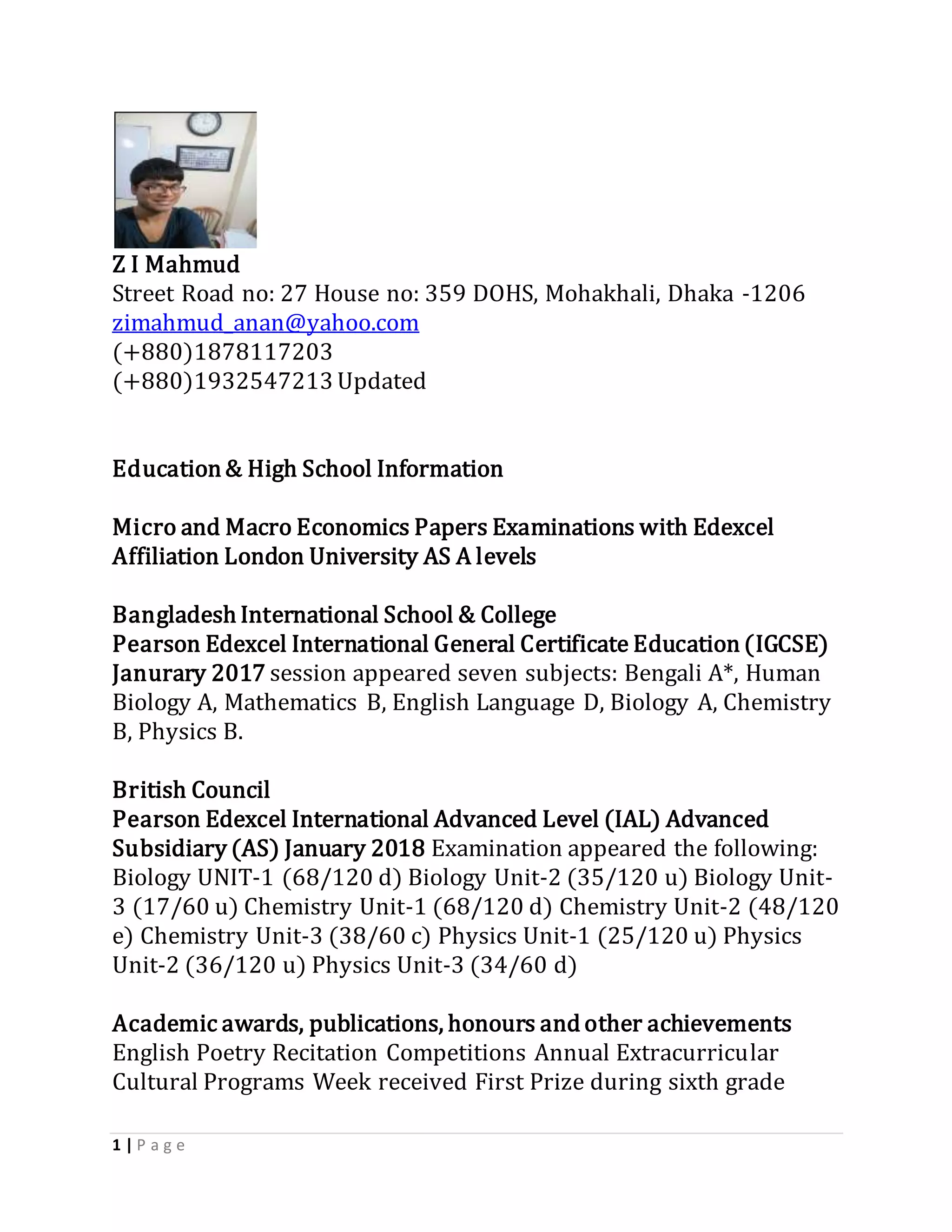 Cv resume and personal thesis statement | DOCX