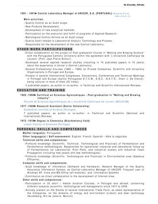 Cv resume asa f&b pro | PDF