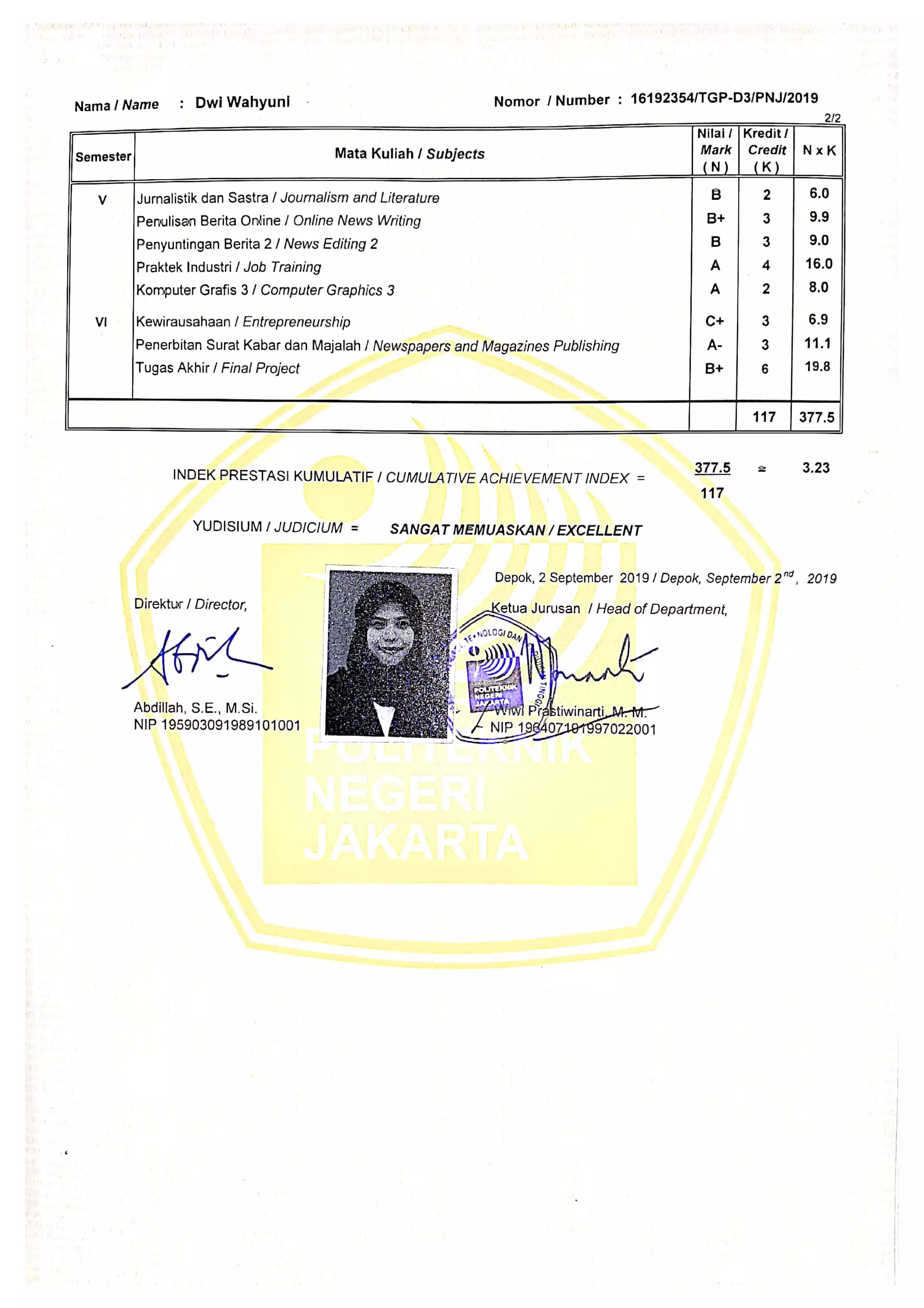 CV & PROTFOLIO DWI WAHYUNI | PDF